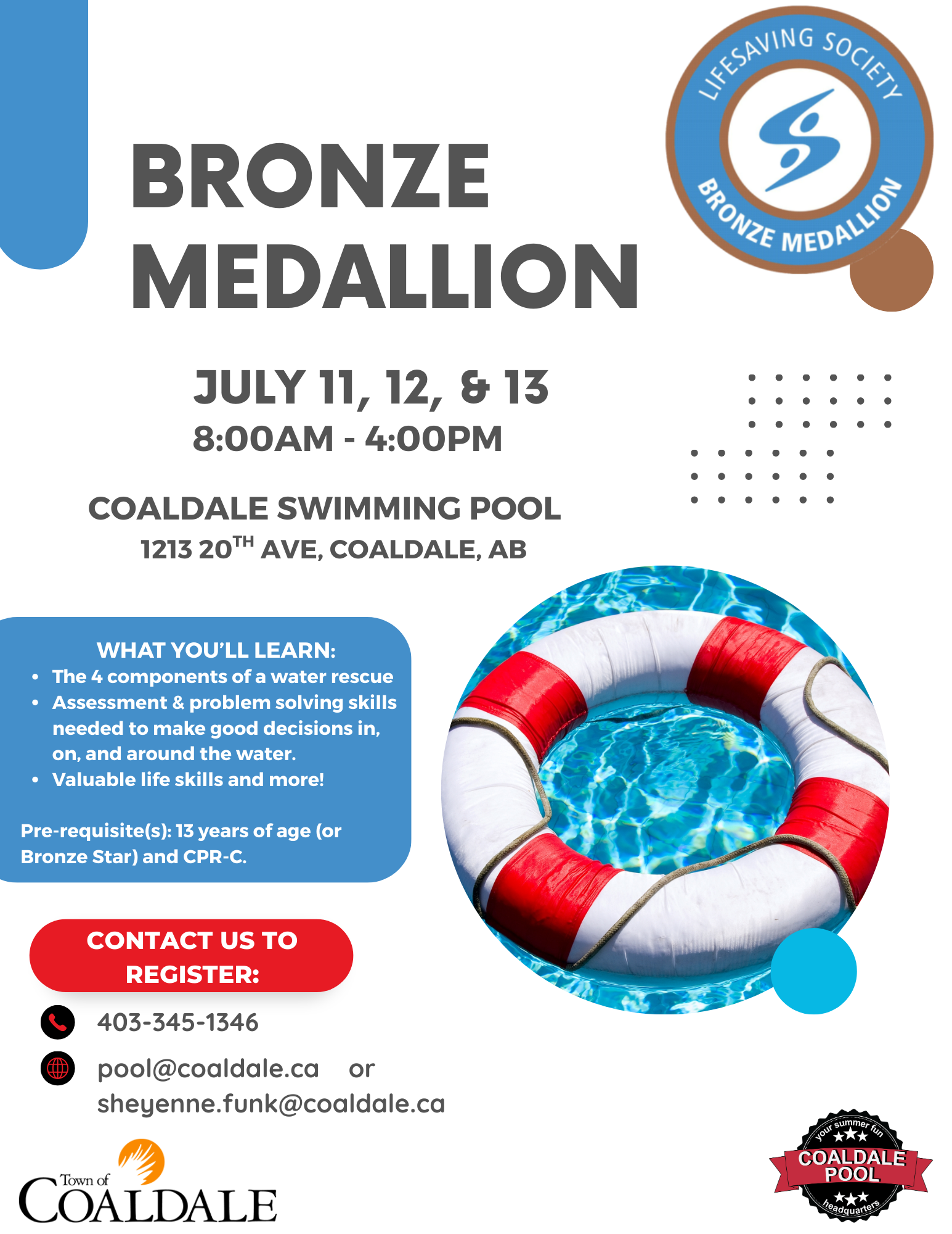 Coaldale Pool, Spray Park & Tot Lot | Town of Coaldale