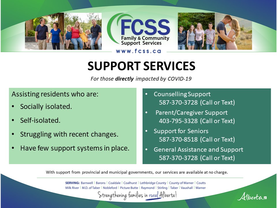 Family & Community Support Services (FCSS) | Town of Coaldale